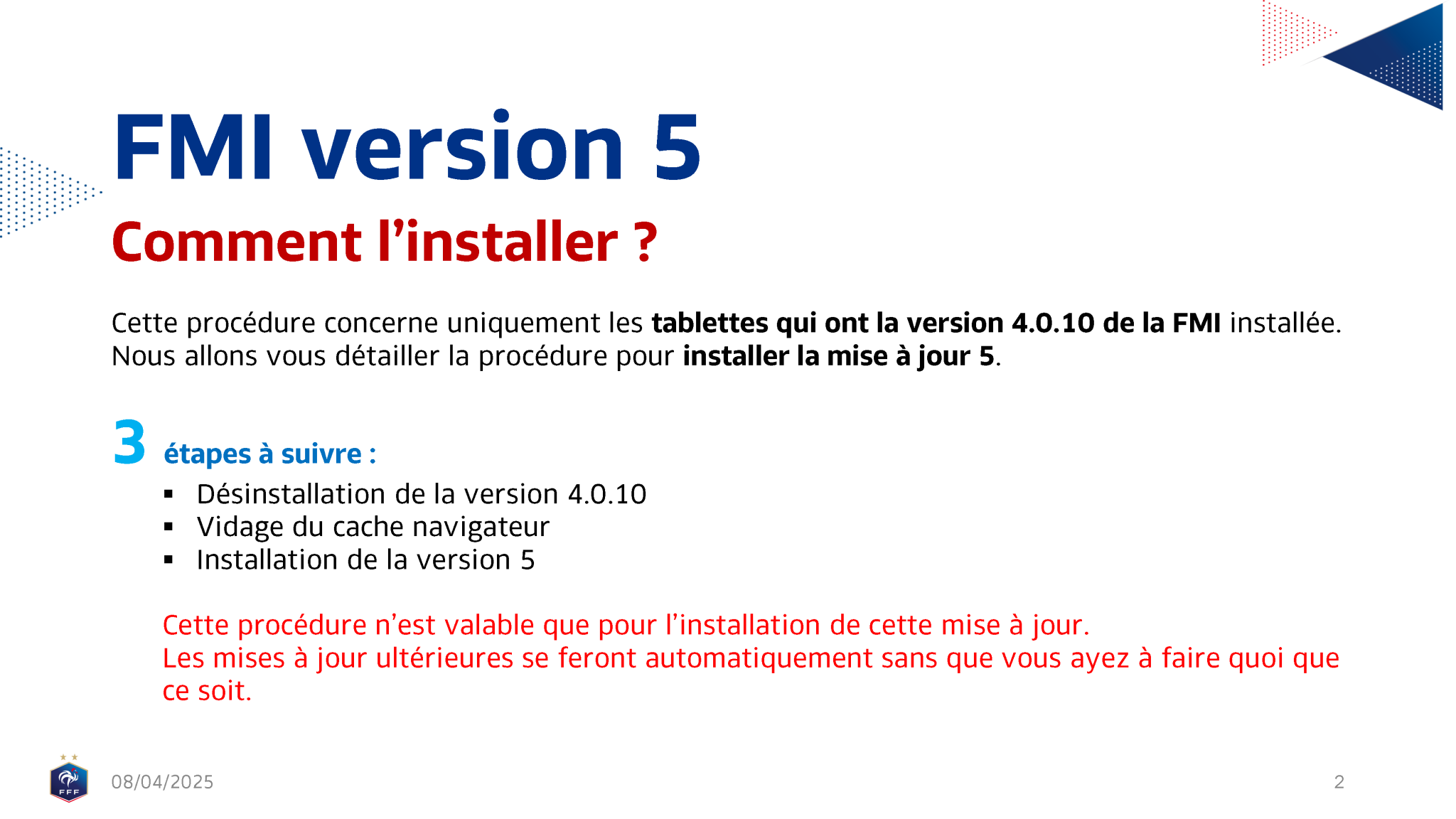FMI > Paramétrages et rappels de début de saison – DISTRICT DE FOOTBALL ...